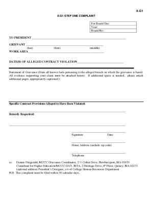 Fillable Online HPAE GRIEVANCE WORKSHEET SECTION 1 Fax Email Print ...