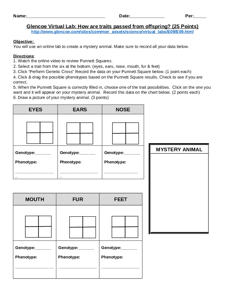Glencoe Com Sites Common Assets Science Virtual Labs ... Doc Template ...