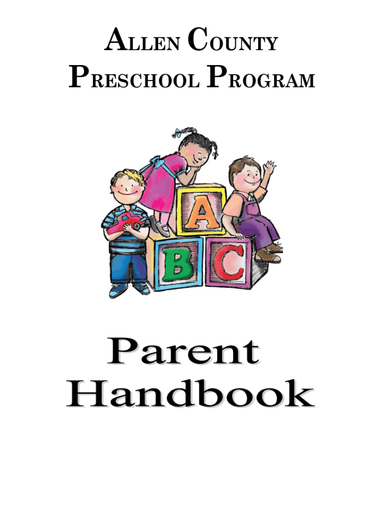 Fillable Online Early Childhood Connections Allen County Resource Guide ...