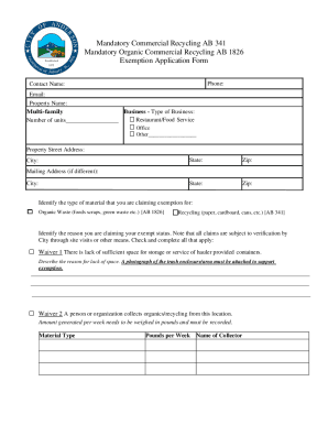 Fillable Online MCR and MORe Exemption Application Fax Email Print ...