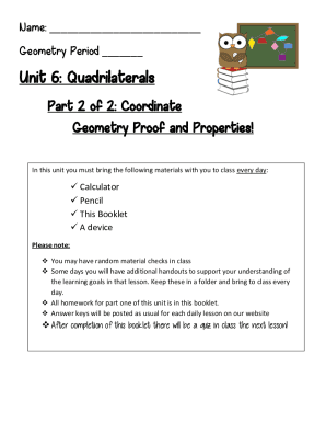 Fillable Online Common Core Geometry.Unit #6.Lesson #2.Properties of ...