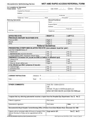 Fillable Online AMD Rapid Access Referral Form-Version 6.3 Sept19.doc ...