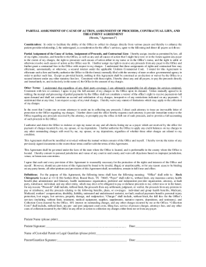 Fillable Online ASSIGNMENT OF PROCEEDS, CONTRACTUAL LIEN, AND ...