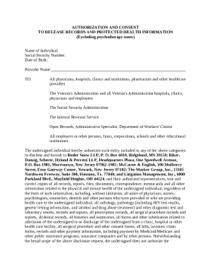 authorization and consent Doc Template | pdfFiller