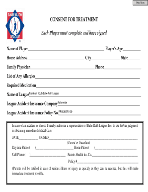 Fillable Online Preparticipation Medical Form Fax Email Print - pdfFiller