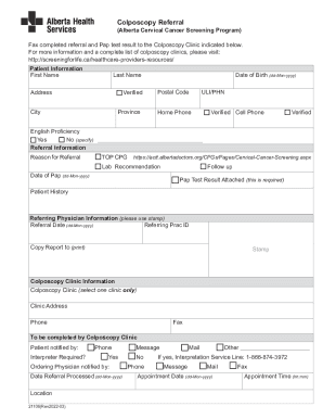 Fillable Online HPV and Pap Test Results: Next Steps after an Abnormal ...