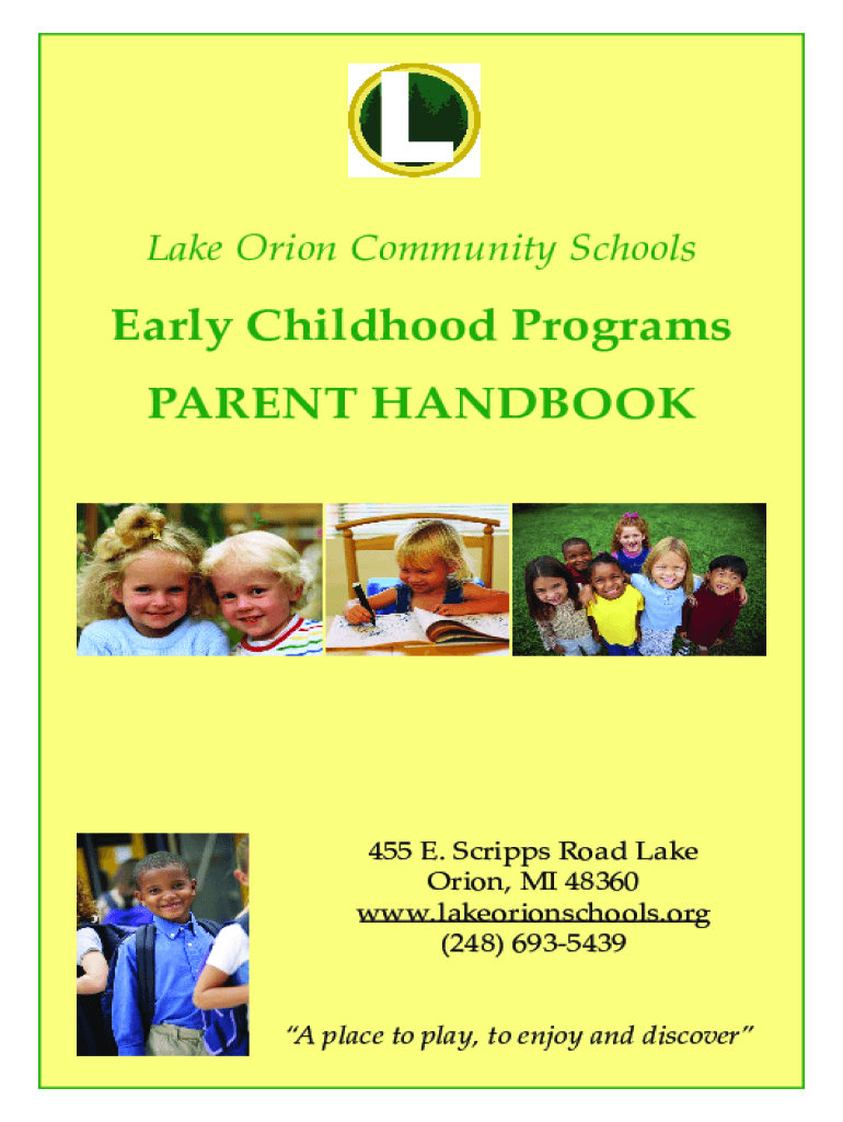 Fillable Online Early Childhood Program and Education Fax Email Print - pdfFiller