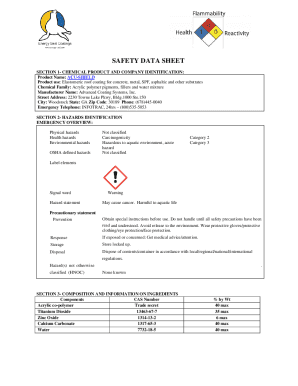 Fillable Online Safety Data Sheet Elastomeric Metal Roof Coating Fax ...