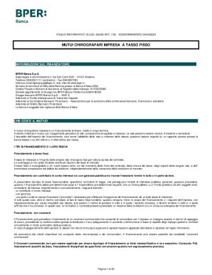 Compilabile Online MUTUI CHIROGRAFARI IMPRESA A TASSO FISSO Fax Email ...