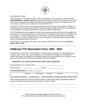 Fillable Online PTO Elections and Transition: What You Need To Know Fax ...