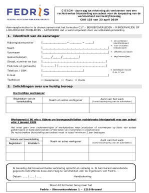 Invulbaar Online formulier 501 N Faxnummer Email Afdrukken - pdfFiller