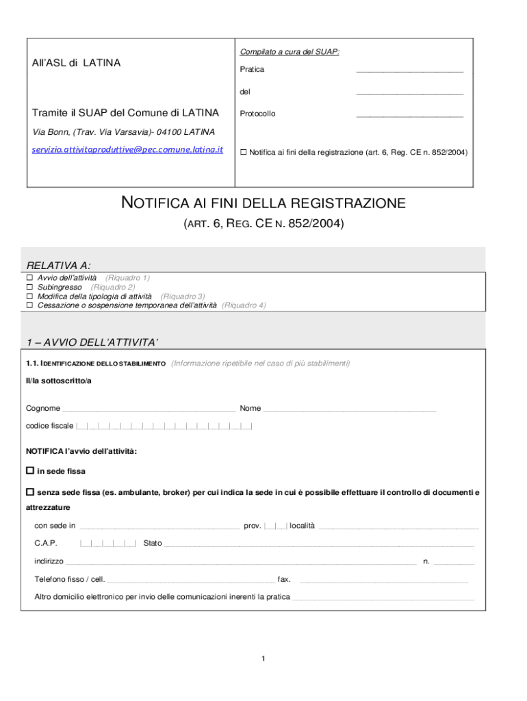 Compilabile Online Servizio Attivit produttive e IncomingSUAPSUE Fax ...