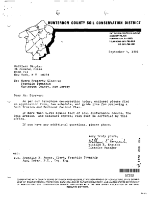 Fillable Online Letter forwarding attached application form, fee ...