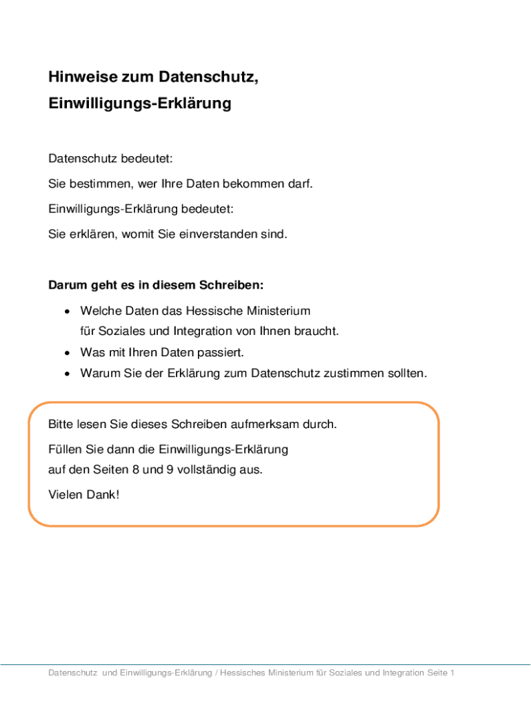 Ausfüllbar Online Einwilligung im DatenschutzDas ist zu beachten Fax ...
