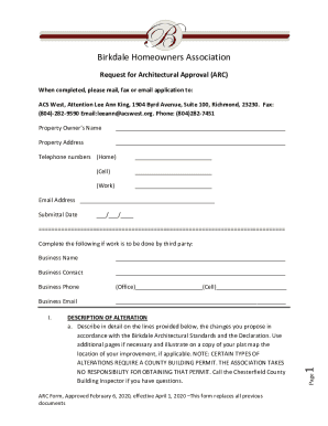 Fillable Online Architectural Request Fax Email Print - pdfFiller