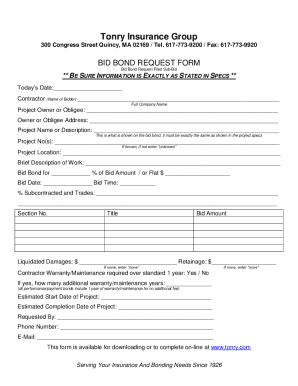 Fillable Online Final Consent of Surety Request Form Fax Email Print ...