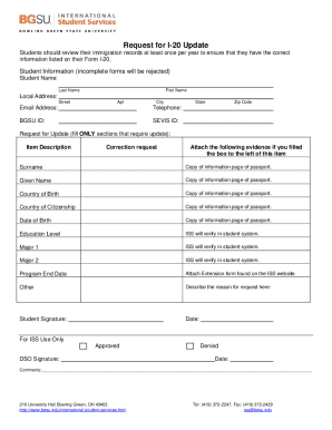 Fillable Online What Is an I-20 and How Long Does It Take to Receive ...