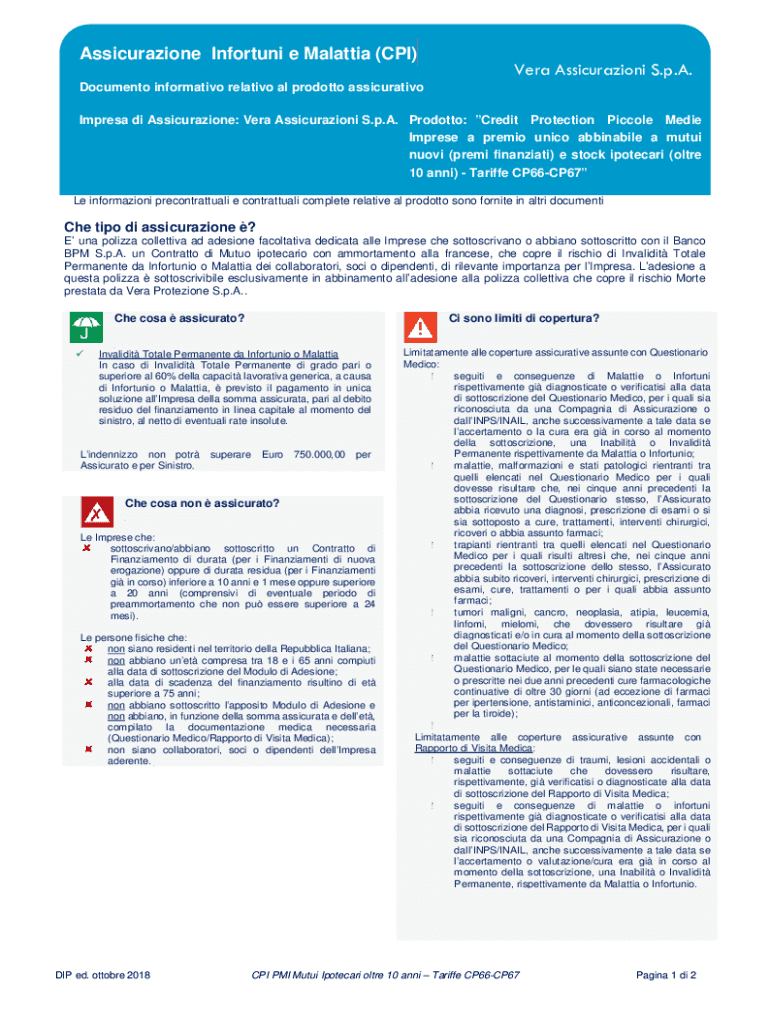 Compilabile Online VPVA - BANCO CPI PMI IPO OLTRE 10 A PU - TAR CP66 ...