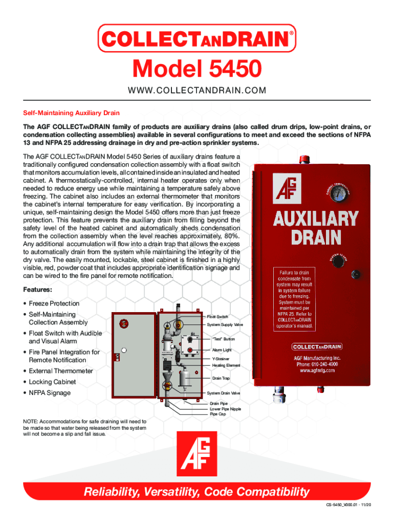 Fillable Online Auxiliary Drains Made Easy.By AGF Manufacturing Inc ...