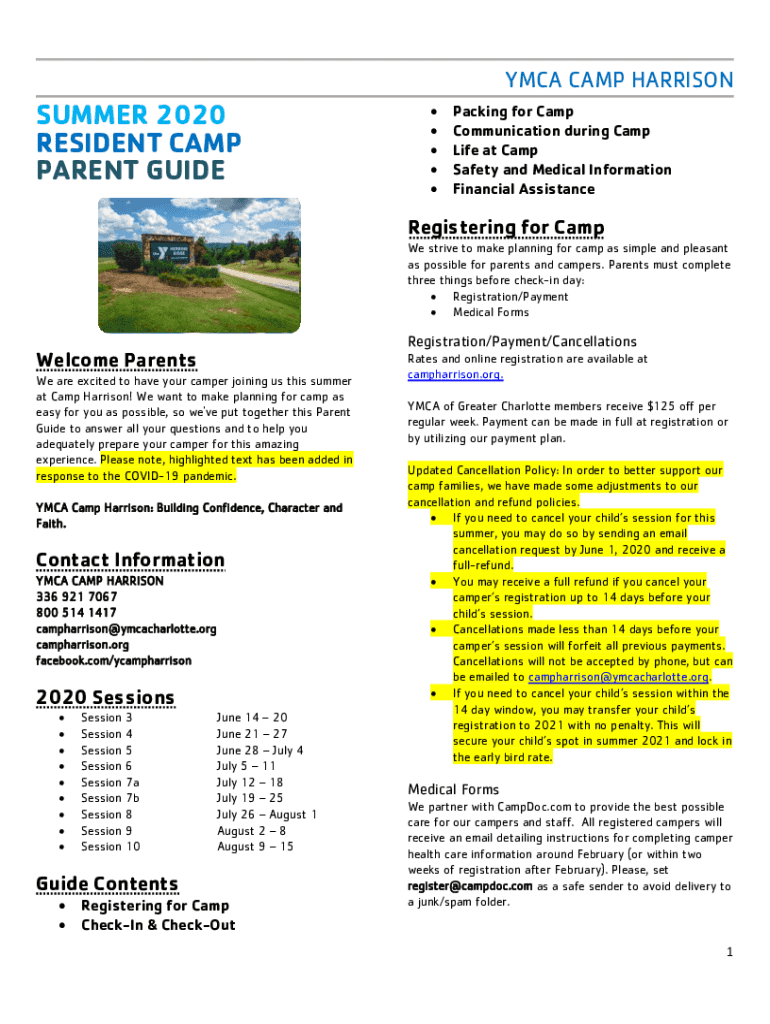 Fillable Online Offload the kids at sleepaway virtual learning camp ...