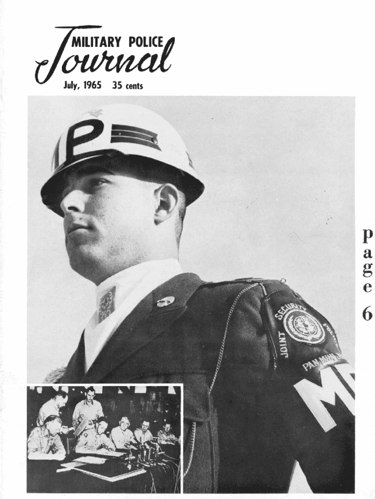 Fillable Online MILITARY POLICE Fax Email Print - pdfFiller