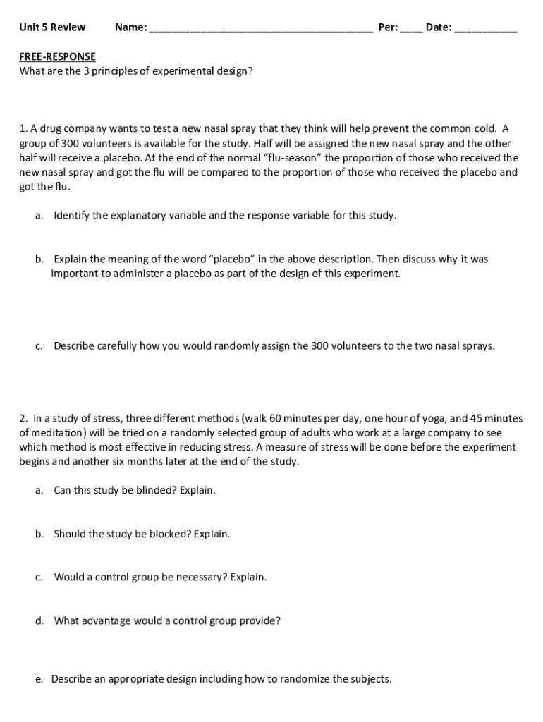 Fillable Online FREE-RESPONSE What are the 3 principles Fax Email Print ...