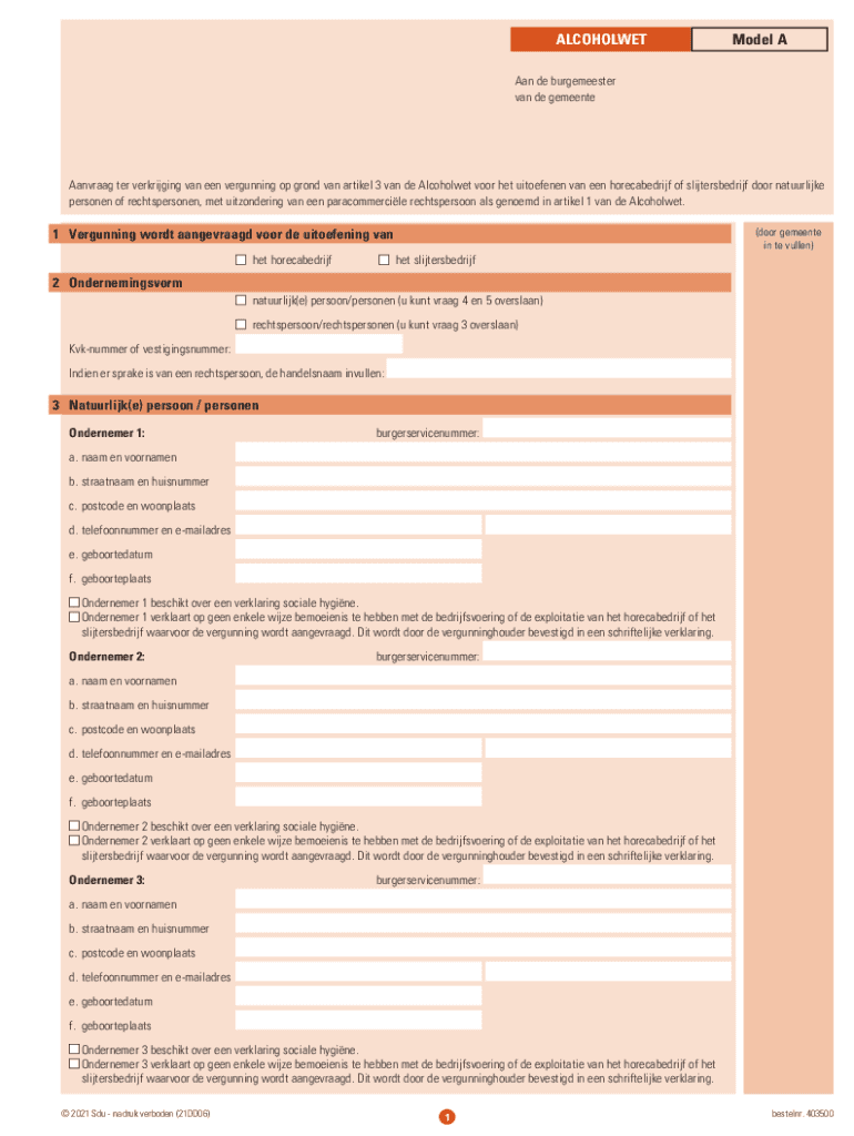 Invulbaar Online Bekijk het aanvraagformulier Model B (pdf, 43 KB ...