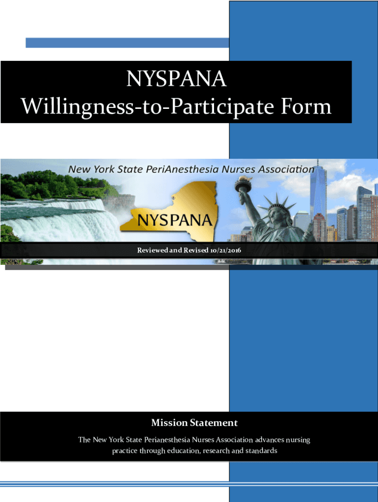 Fillable Online Willingness-to-Participate Form Fax Email Print - pdfFiller