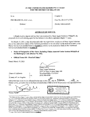 Fillable Online Official Committee of Unsecured Creditors Information ...