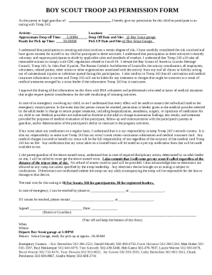 Activity Consent and Approval by Parents or Legal ... Doc Template ...