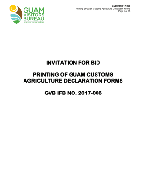 Fillable Online Customs forms streamlined for entering Guam Fax Email ...