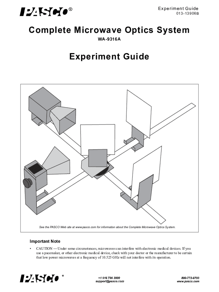 Fillable Online Instruction Manual and Experiment Guide for the PASCO ... Fax Email Print ...