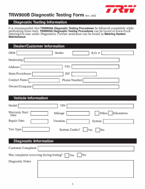 Fillable Online Power Steering System Analyzer Installation, Use, and ...