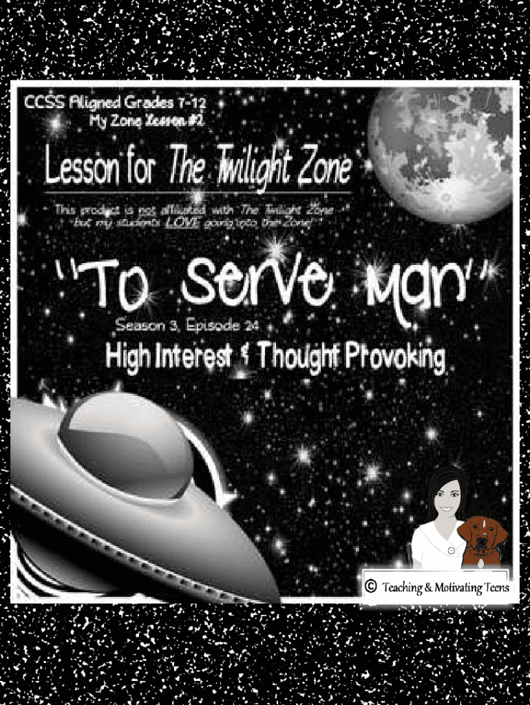 Fillable Online To Serve ManThe Twilight Zone Wiki - Fandom Fax Email ...