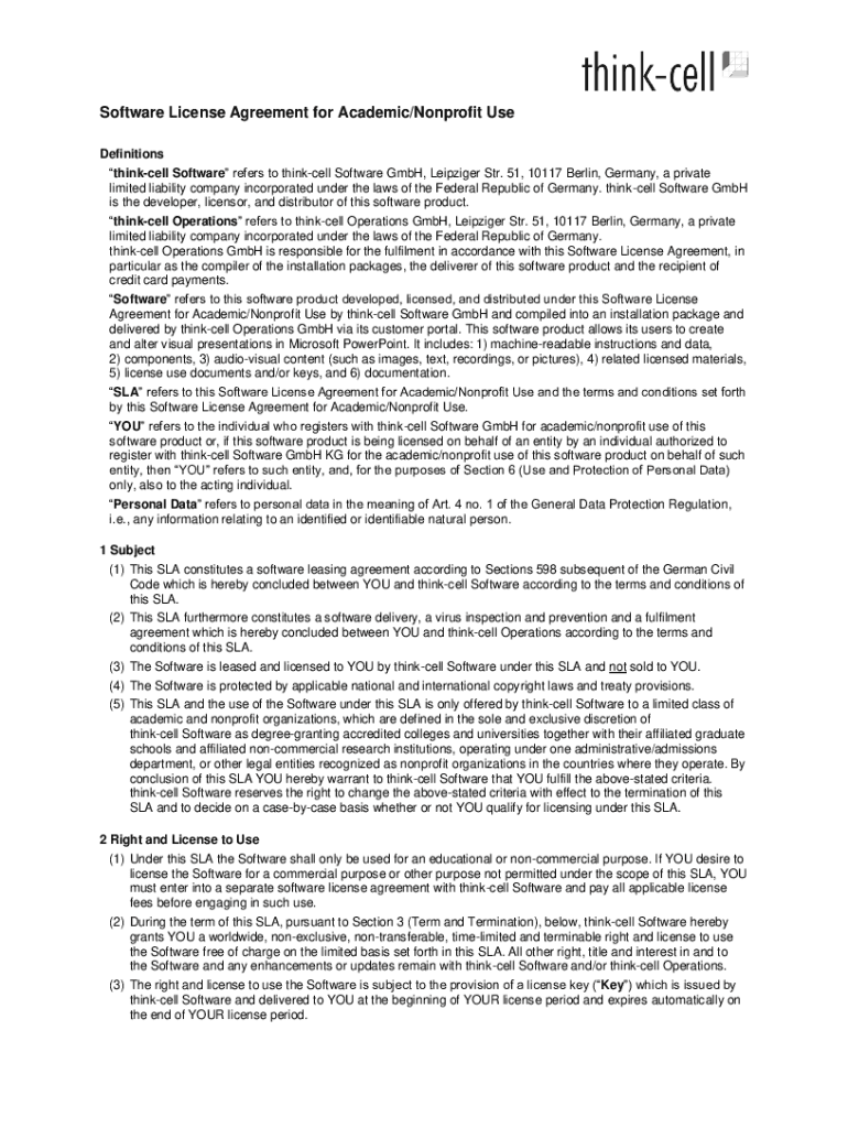 Fillable Online think-cellThe #1 charting software for PowerPoint ...