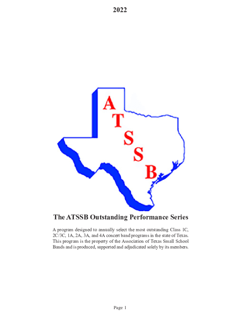 Fillable Online OPSAssociation of Texas Small School Bands Fax Email ...