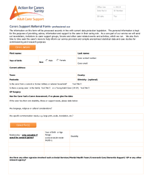 Fillable Online Professional application form Fax Email Print - pdfFiller