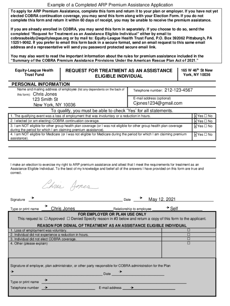 Fillable Online REQUEST FOR TREATMENT AS AN ASSISTANCE ... Fax Email ...
