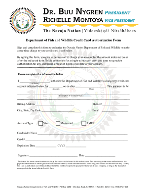 Fillable Online Get NNDFW Credit Card Authorization Form - Navajo ...