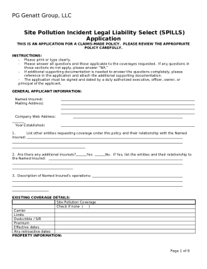 Chapter 9- Commercial General Liability Coverage Doc Template | pdfFiller