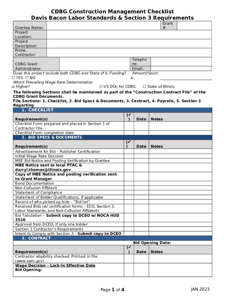 DAVIS-BACON AND RELATED ACTS (DBRA ... - CDBG-DR Doc Template | pdfFiller