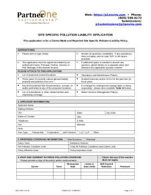 Hartford Site Pollution Liability Toolkit II Application Doc Template | pdfFiller