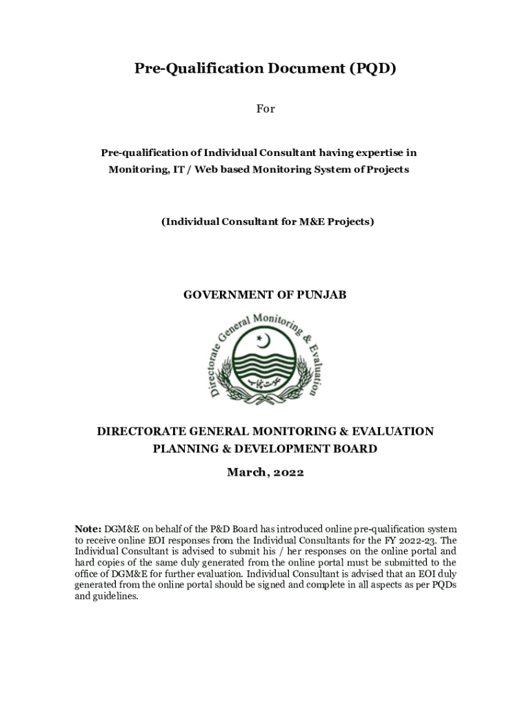 Fillable Online User's Guide for the Standard Prequalification Document ...