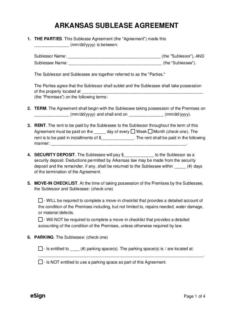 Fillable Online Free Sublease Agreement Template - PDFWord Fax Email Print - pdfFiller
