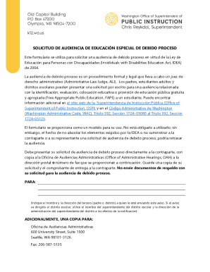 Completable En línea Derechos de los padres para la educacin especial K-21 Fax Email Imprimir ...