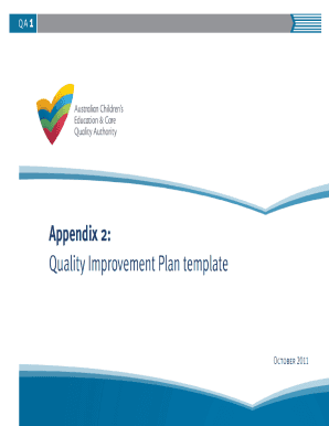 Fillable Online Guide to Developing a Quality Improvement Plan ...