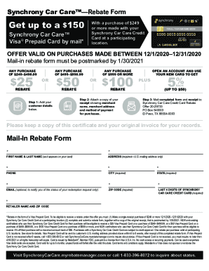 Fillable Online in the form of a Visa Prepaid Card by mail* Fax Email ...