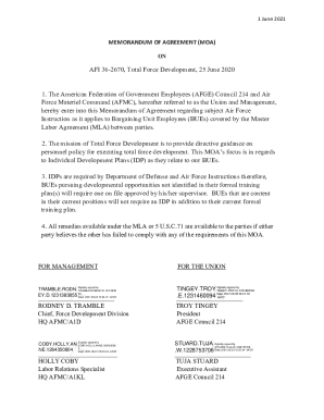 Fillable Online New Labor Agreement for AFMC Civilians - Air Force ...