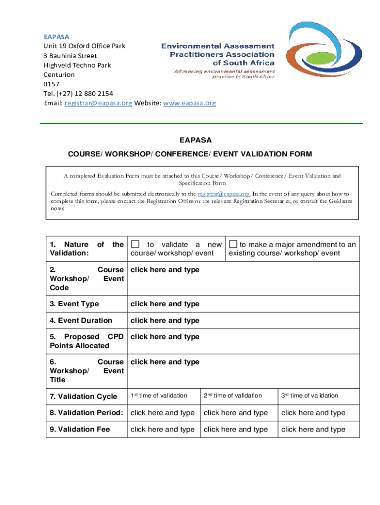 Fillable Online Course-Evaluation-Validation-Form.pdf Fax Email Print - pdfFiller