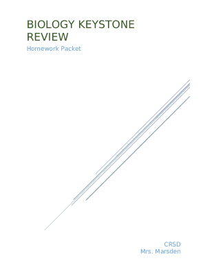 Biology Keystone review Doc Template | pdfFiller